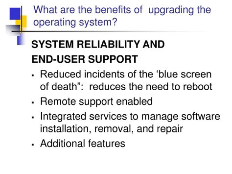 Ppt Upgrading Pc Operating Systems Win 95 98 Powerpoint Presentation Id 93968
