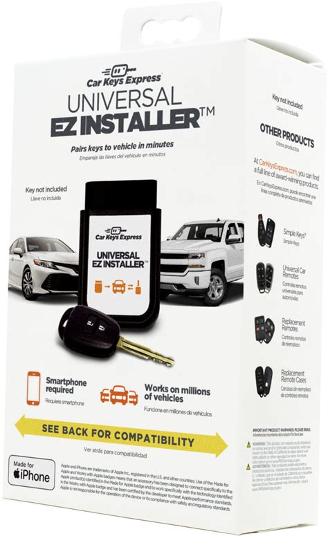 Diagnostic EZ Installer Keyless Entry Car Key Fob Remote Pairing OBD Programmer Tool For