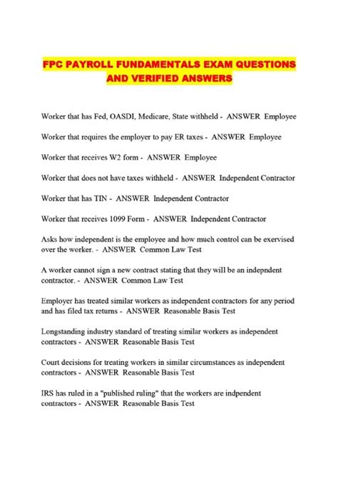 All Fpc Packaged Exams Questions And 100 Correct Answers Latest Updated 2025 Stuvia Us