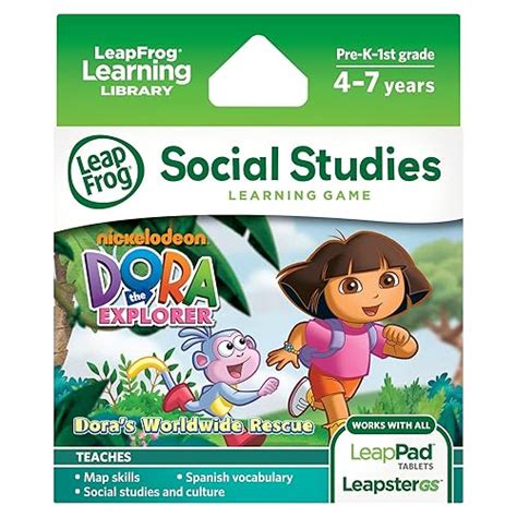 Leapfrog Dora The Explorer Learning Game Works With Leappad Tablets