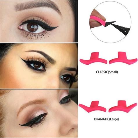 2pcs Easy To Makeup Eye Wing Eyeliner Stamp Wing Stamp Cat Tool Eyeliner Stamp And Eyeshaow