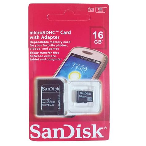 Sandisk GB Memory Card With SD Adapter Santa Ecommerce