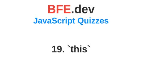 19 This BFE Dev Prepare For Front End Job Interviews