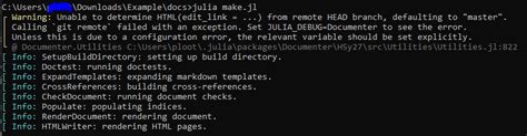 Documenter Jl Is Not Documenting Any Changes Performance Julia Programming Language