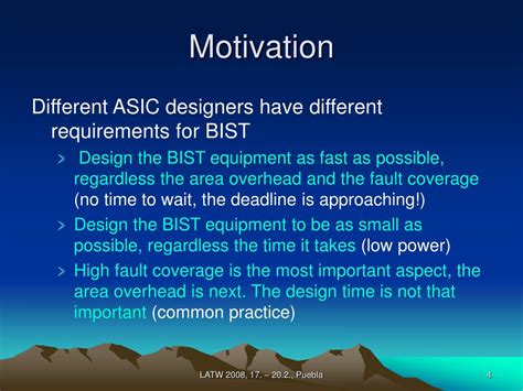 Ppt Scalable Test Pattern Generator Design Method For Bist Powerpoint Presentation Id 3888878
