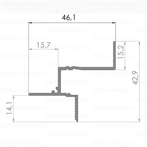 Теневой потолочный профиль для гипсокартона купить в Москве по доступной цене с доставкой