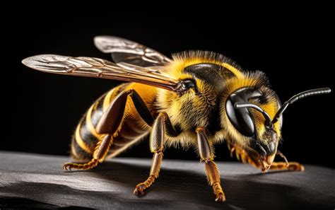 Premium Ai Image Wool Carder Bee On White Background