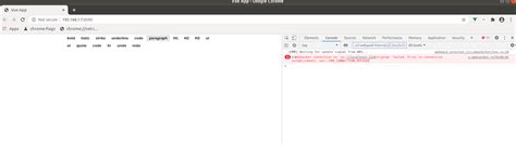 Websocket Connection To Wslocalhost1234tiptap Failed Error In