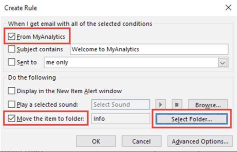 Organize Outlook Folders Automatically Into Specific Folders