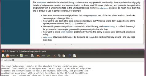 Easing The Sphinx Documentation Edit Build View Cycle A Little Rpython