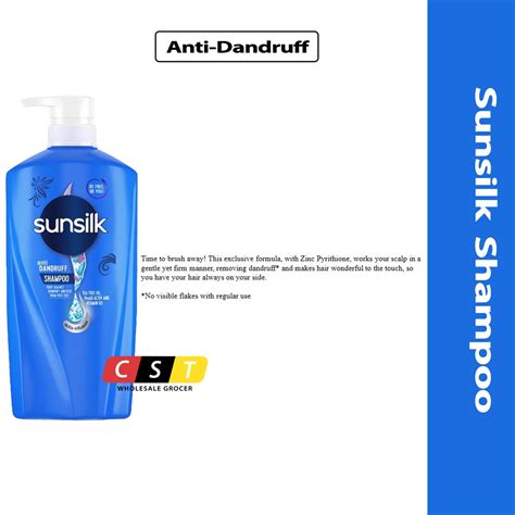 Sunsilk Shampoo Anti Dandruff Solution 625ml Shopee Malaysia