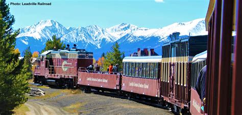 Leadville Colorado And Southern Railroad Leadville Train Yellow Scene Magazine