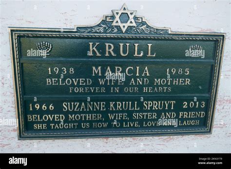 Los Angeles California Usa 25th November 2022 Actress Suzanne Krulls
