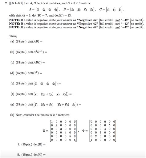 Solved S Let A B Be X Matrices And C A Chegg Com