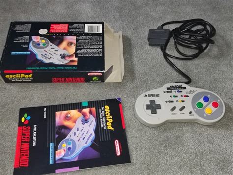 Original Ascii Controller For Super Nintendo Snes With Original Packaging And Instructions Like Original Ascii Controller For Super Nintendo Snes With Original Packaging And Instructions Like