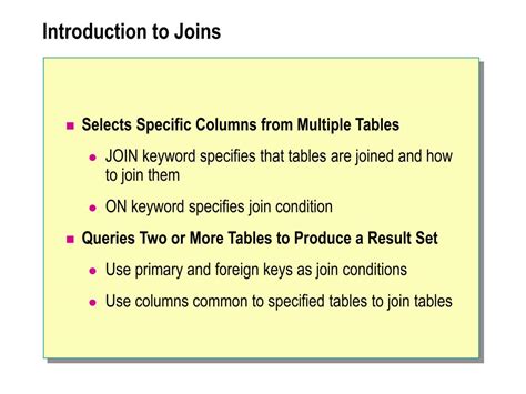Ppt Module 5 Joining Multiple Tables Powerpoint Presentation Free Download Id5844069