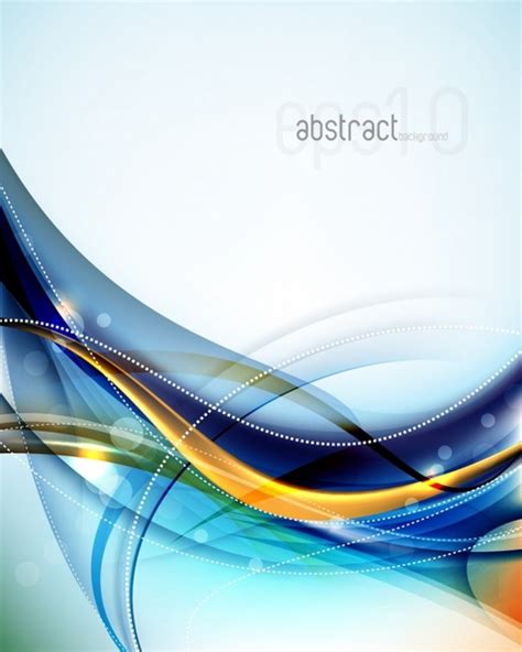 Decorative Abstract Background Template Modern Dynamic Curves Sketch Vectors Graphic Art Designs
