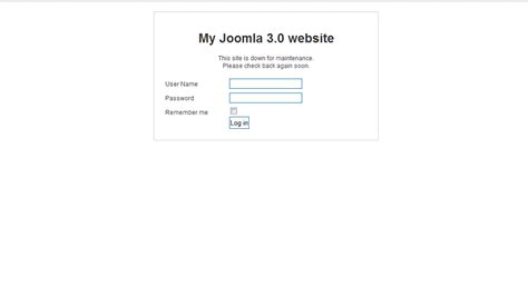How To Put Joomla 31 In Offline Mode Inmotion Hosting
