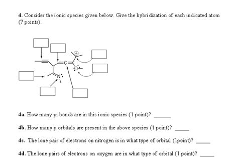 Solved Consider The Ionic Species Given Below Give The Chegg Com