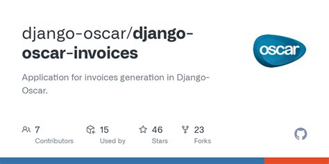 Github Django Oscardjango Oscar Invoices Application For Invoices Generation In Django Oscar