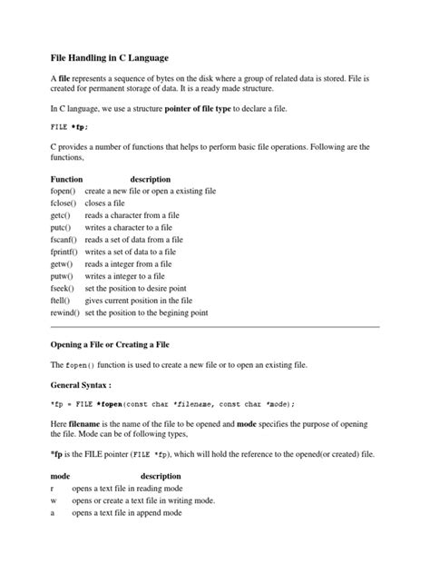 File Handling In C Language Pdf Queue Abstract Data Type Array Data Structure