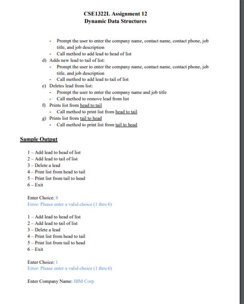 Solved Overview Topics Doubly Linked List Description For