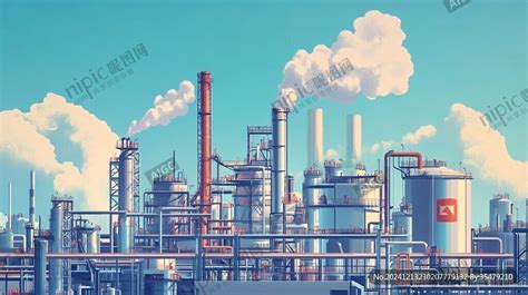 Ai创作图工厂素材插画 动画工厂素材 制造业插画 工业插画 电厂场景海报 工业场景工业题材 化工厂素材 化工厂图片 石化厂素材 化工企业化工厂 污染型工厂 工厂背景素材 唯美工业素材 高清宽幅