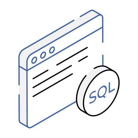 An Icon Of Web Language Isometric Vector 7453535 Vector Art At Vecteezy