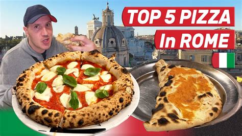 Top 5 Pizza Places In Rome Best Italian Pizza From Rome 🇮🇹 Youtube