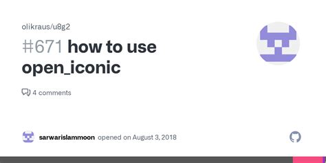 How To Use Open Iconic Issue 671 Olikraus U8g2 GitHub