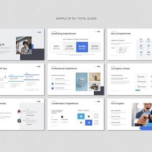 Job Interview Deck Powerpoint Template PPT Template Job Search Resource Business Slide