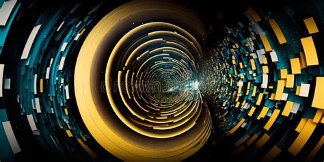 Abstract Image Depicting The Interaction Between Data Sets And Machine Learning Models