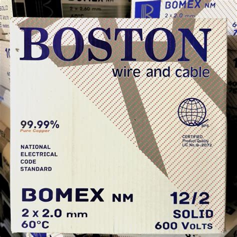 Boston Pdx Lumex Wire Duplex Flat Solid 75meters Bomex Nm Lazada Ph