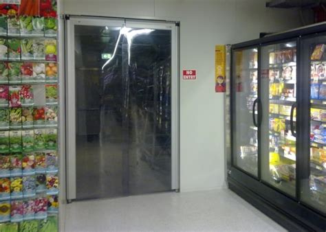 See Through Pvc Swing Doors By Premier Door Systems