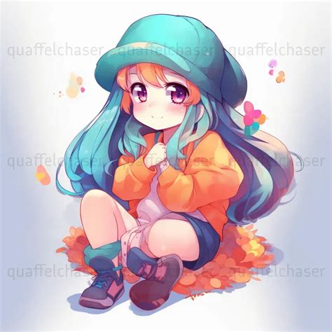 Cute Chibi Vtuber Characters Midjourney Prompt Promptbase