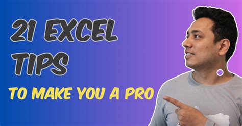 Excel Champs Learn Excel Faster On Linkedin 21 Excel Tips And Tricks To Make You A Pro In