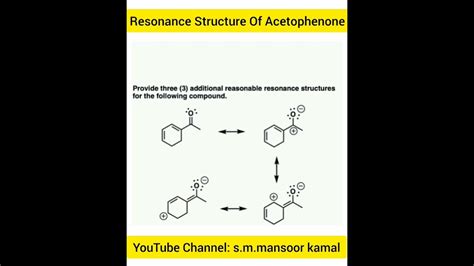 Acetophenone Resonance Structures