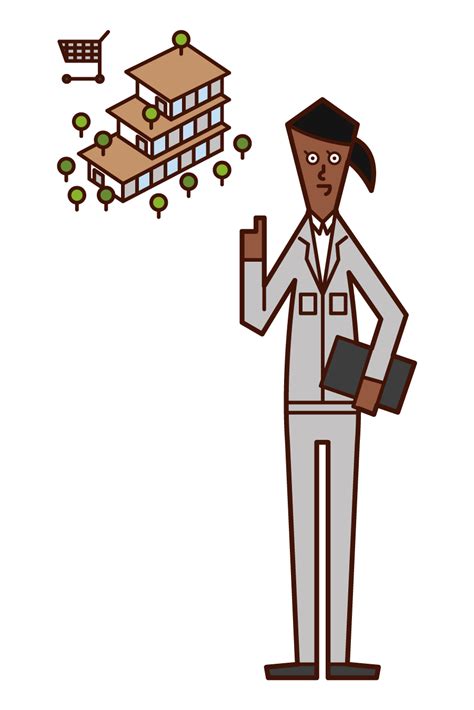 상업 시설 엔지니어 여성 일러스트 무료 일러스트 소재집 Kukukeke