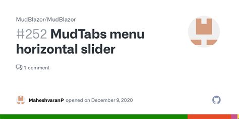 mudtabs menu horizontal slider · issue 252 · mudblazor mudblazor · github
