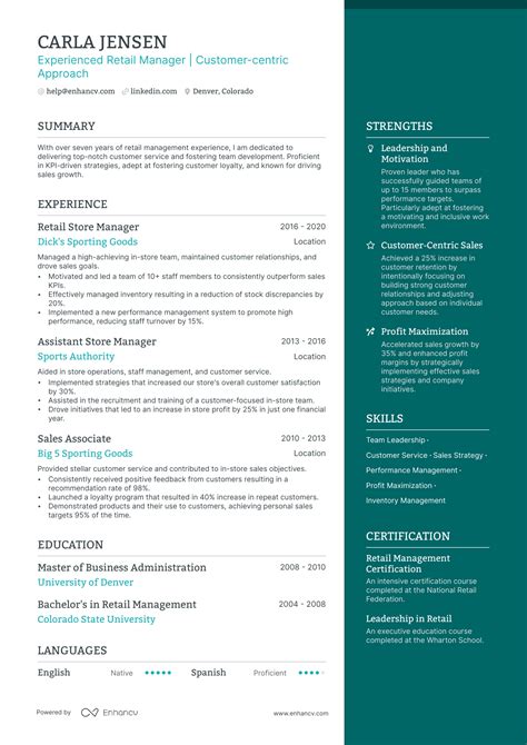 9 Assistant Manager Resume Examples Guide For 2024