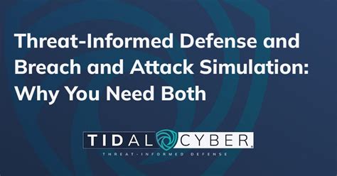 Threat Informed Defense And Breach And Attack Simulation Why You Need Both