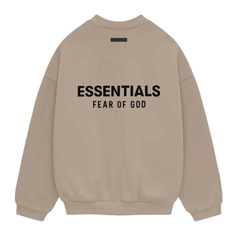 Fear Of God Essentials Crewneck Desert Sand