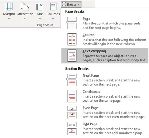 Line Breaks In A Word Document Microsoft Word 365