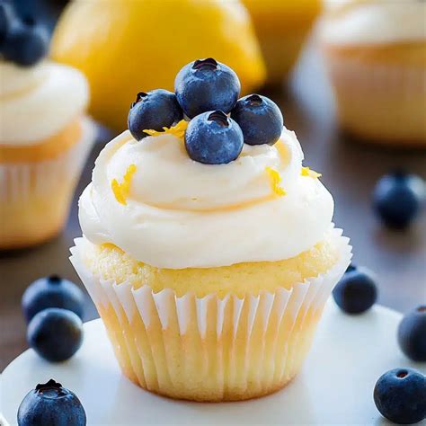 Irresistible Lemon Blueberry Cupcakes That Burst With Flavor