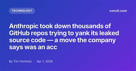 Anthropic Took Down Thousands Of Github Repos Trying To Yank