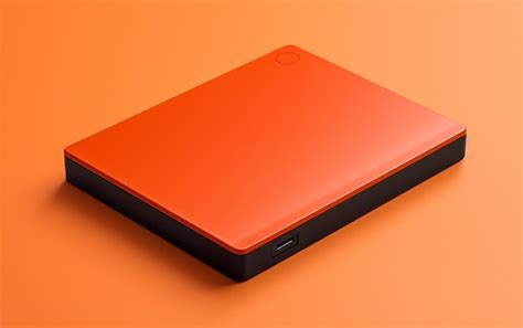 Premium Photo Secure External Data Storage Device On White Background