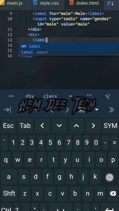 Create Gender Html Shorts Youtube