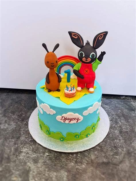 Year Old Birthday Cake Tiered Cakes Birthday Bunny Birthday Party