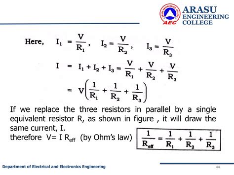 Electric Circuits And Network Theorems PPT Electric Circuits And Network Theorems PPT