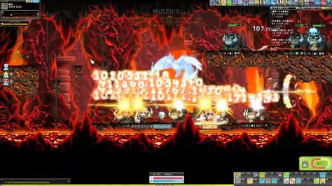 [메이플스토리] 136레벨 신궁 엘나스 페광 시련의 동굴2 필드 사냥 Youtube